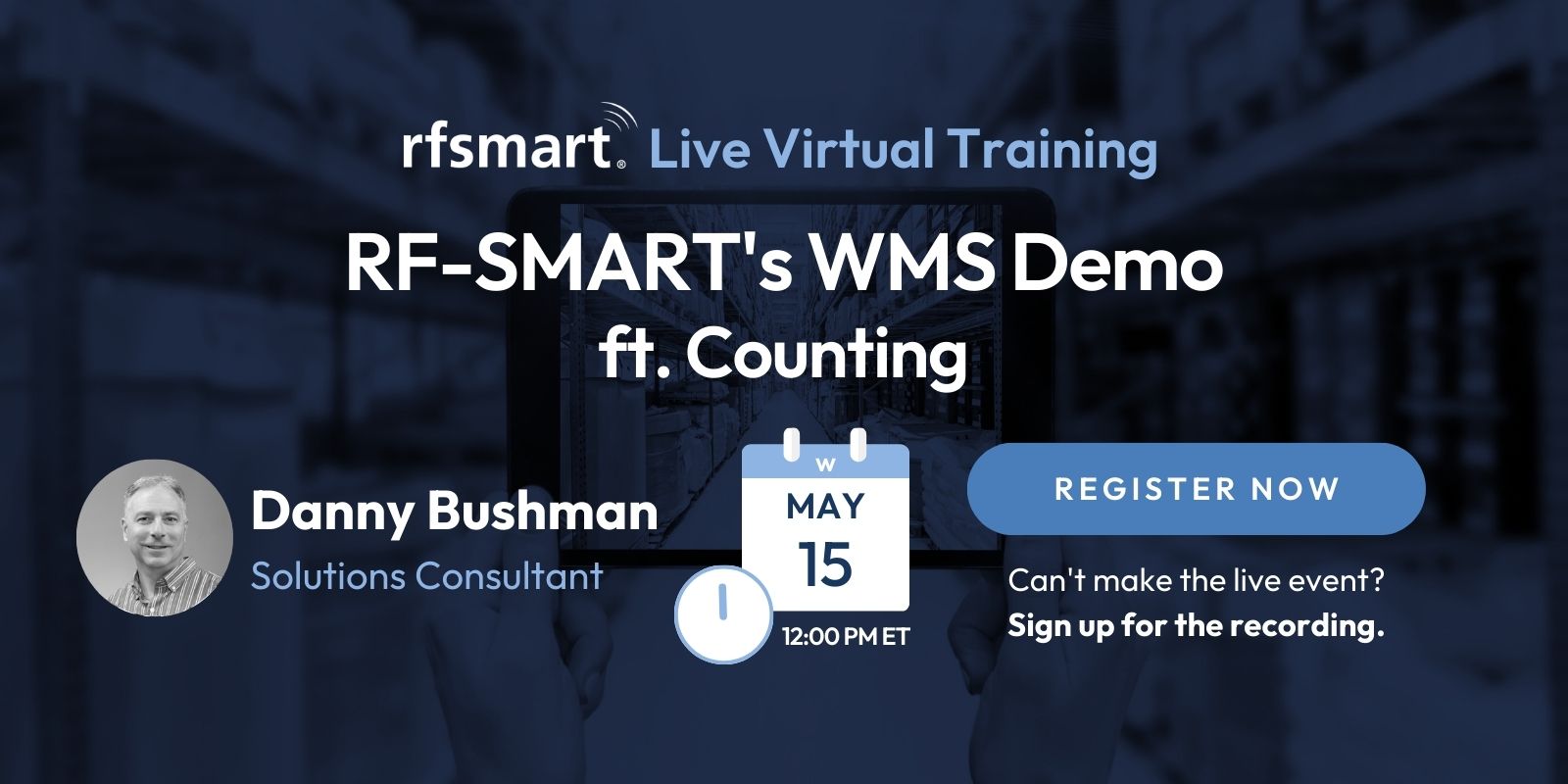 RF-SMART's WMS Demo featuring Counting